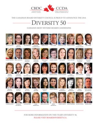 Diversity-50-Mini-Profiles-2016 | PDF