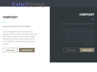 FabriStone - presentation | PPT | Geology | Science