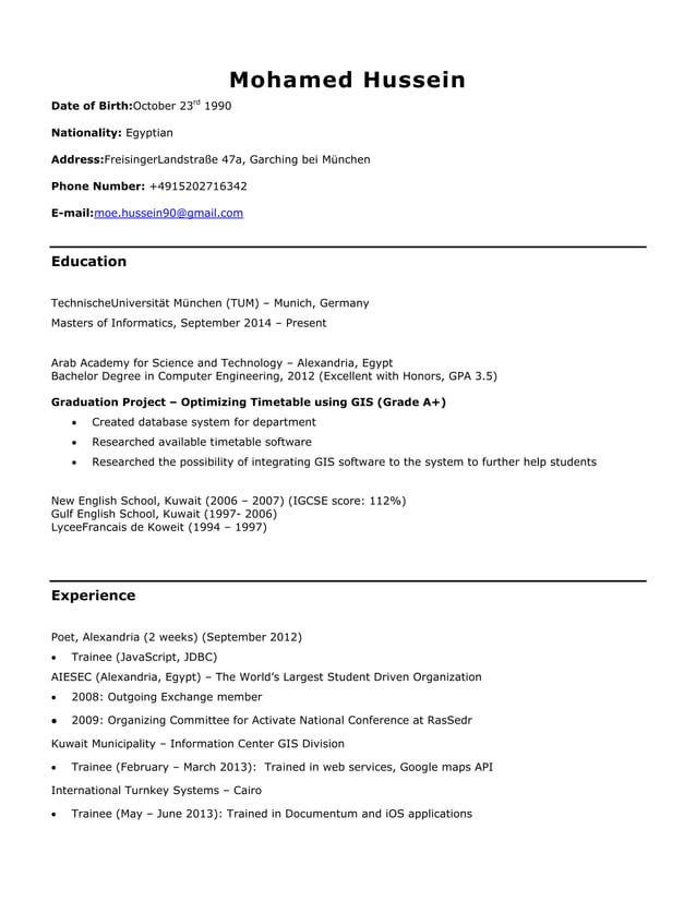 CV | PDF | Programming Languages | Computing