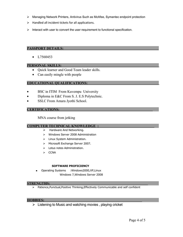Deepak new resume 2016 | PDF