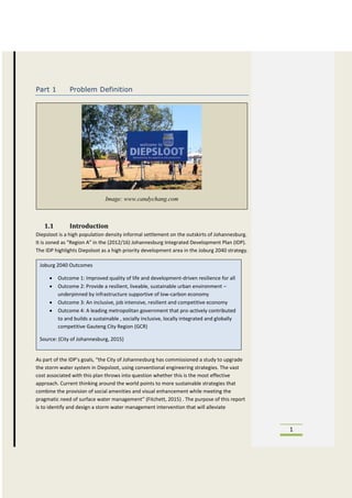 Himkaar Singh Diepsloot SW Report | PDF