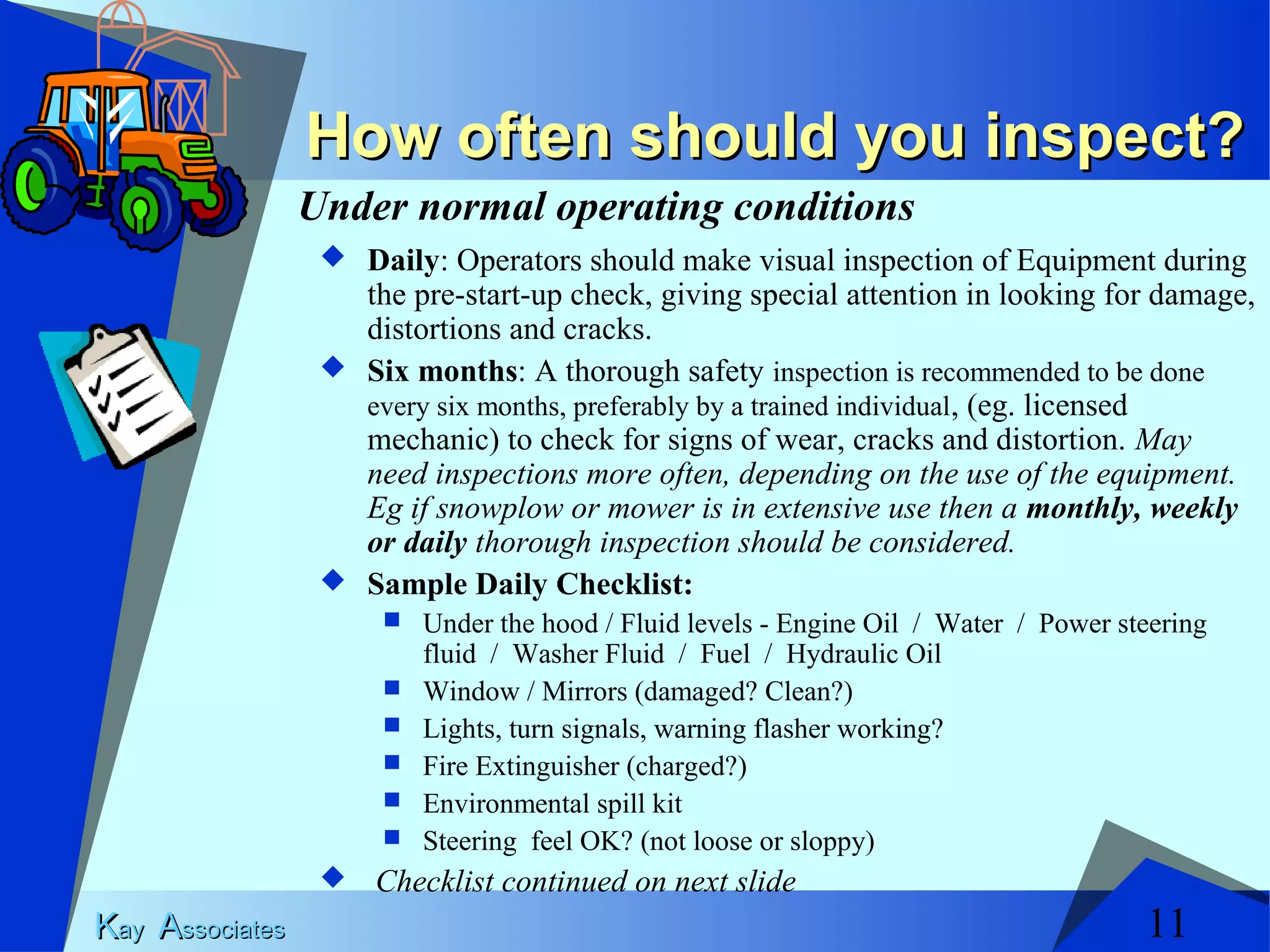 Safe Equipment Operation V17 | PPT