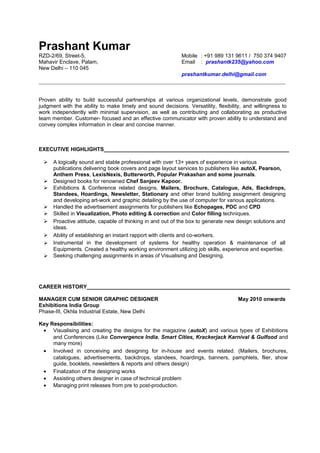 Prashant Kumar-Resume | DOC