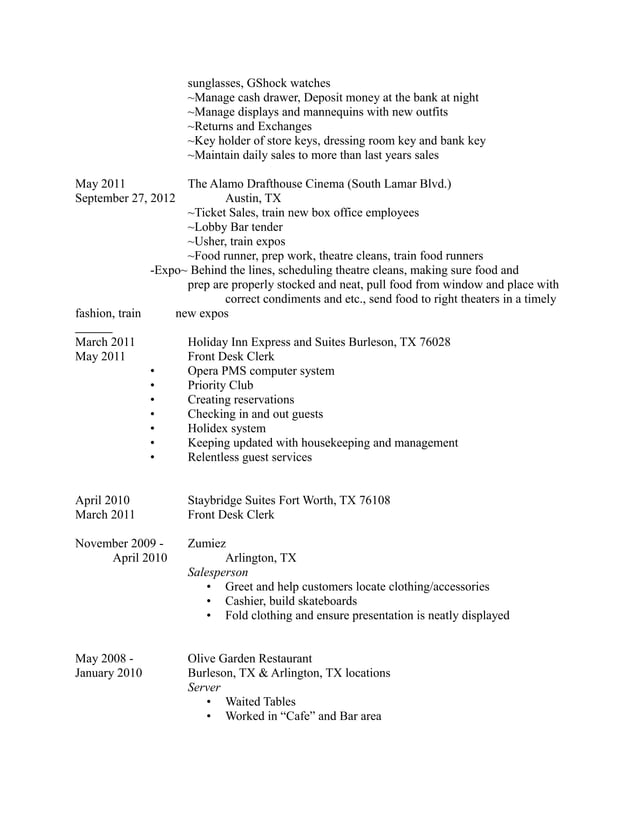 Carter,Ariel Resume 2015 | PDF