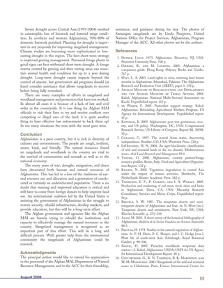 Central Afghanisan Rangelands- A history of tribal rule, grazing, war ...