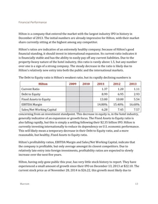 Company Audit- Marriott 2 | PDF