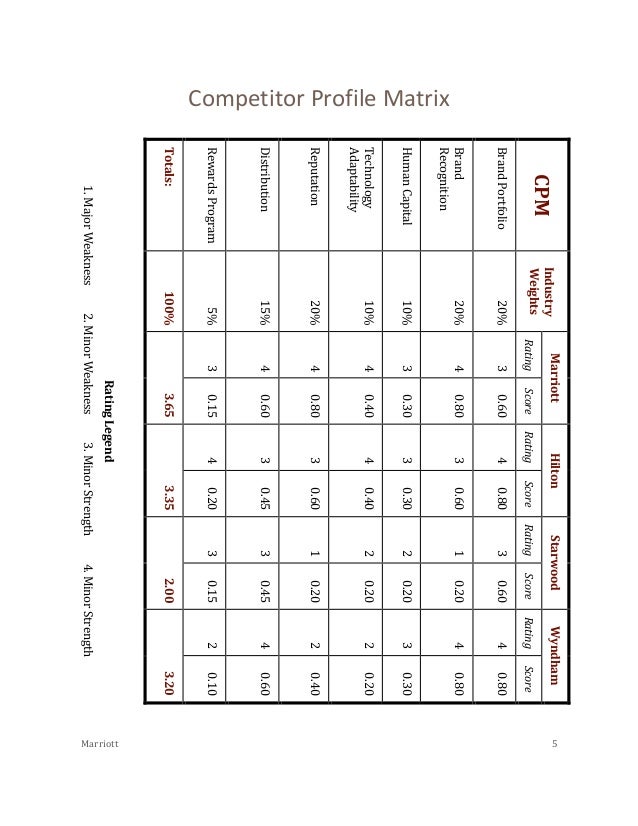 Company Audit- Marriott 2
