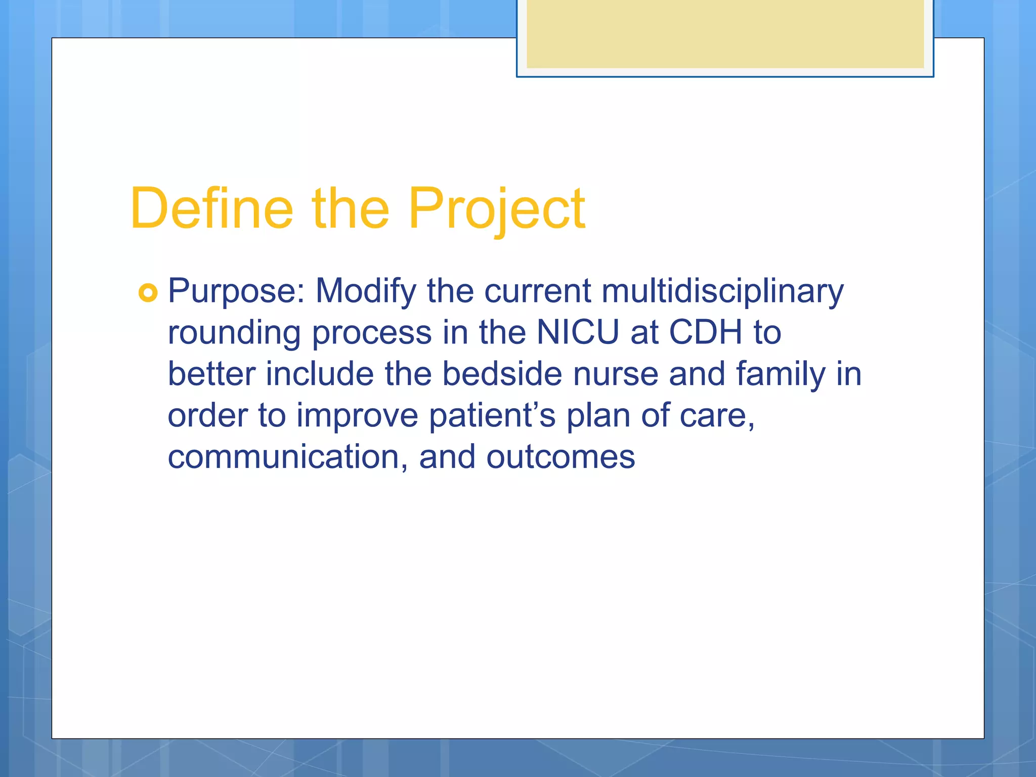 multidisciplinary rounding | PPTX