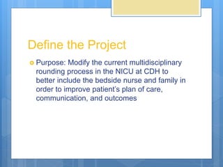 multidisciplinary rounding | PPTX