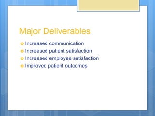 multidisciplinary rounding | PPTX