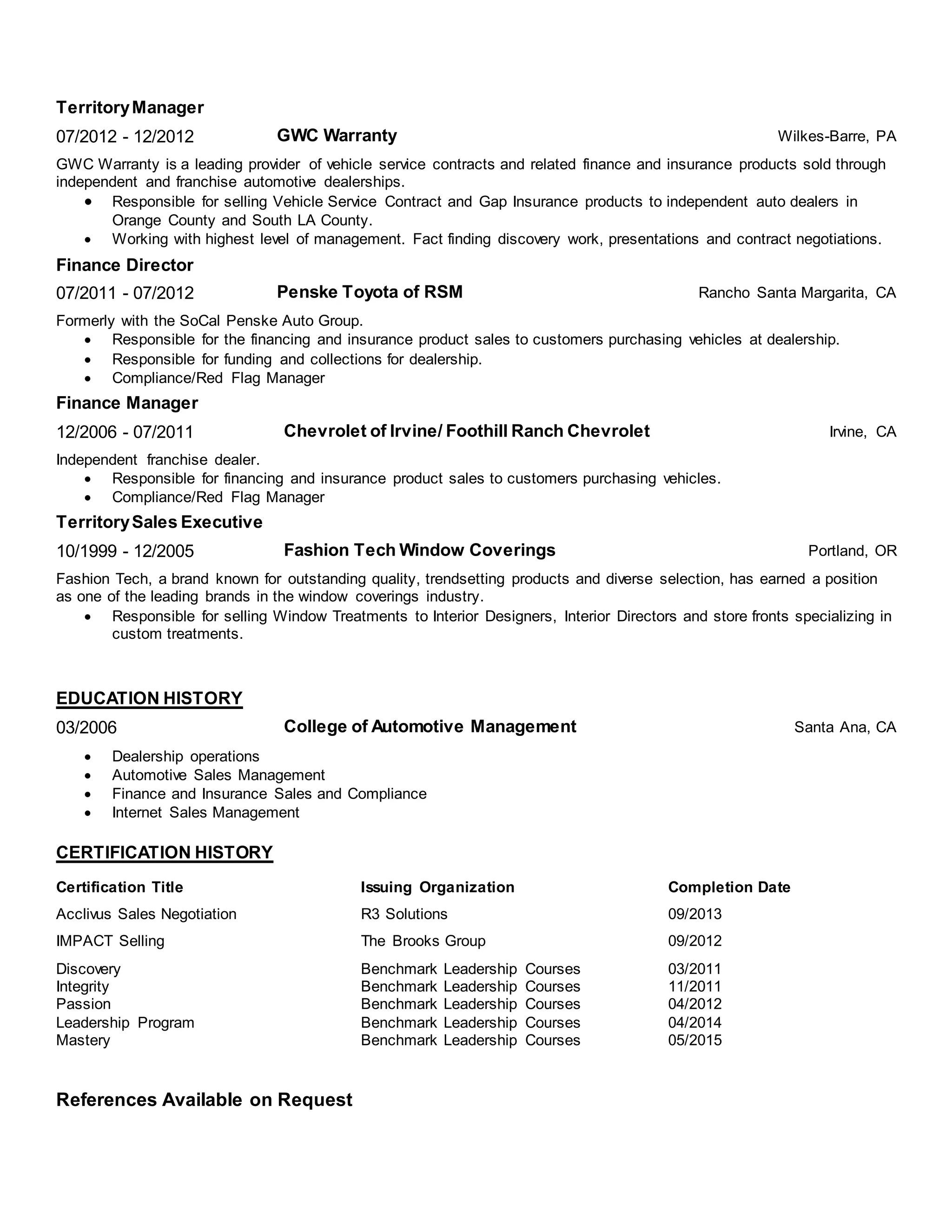 Resume | PDF