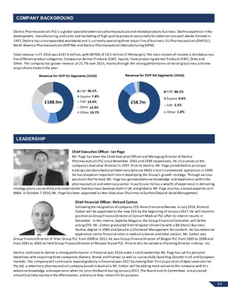 DechraPharmaceuticalsStockPitch (Final) (1) | PDF
