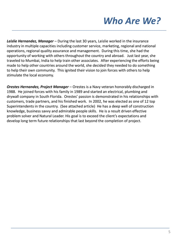 Business Credibility Packet Linkedin | PDF