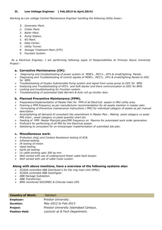 CV, Electrical Engr | DOC