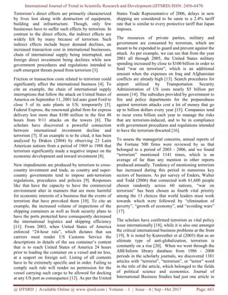 How does Terrorism Effect on Business and Relation Between Countries | PDF