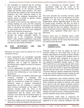 How does Terrorism Effect on Business and Relation Between Countries | PDF
