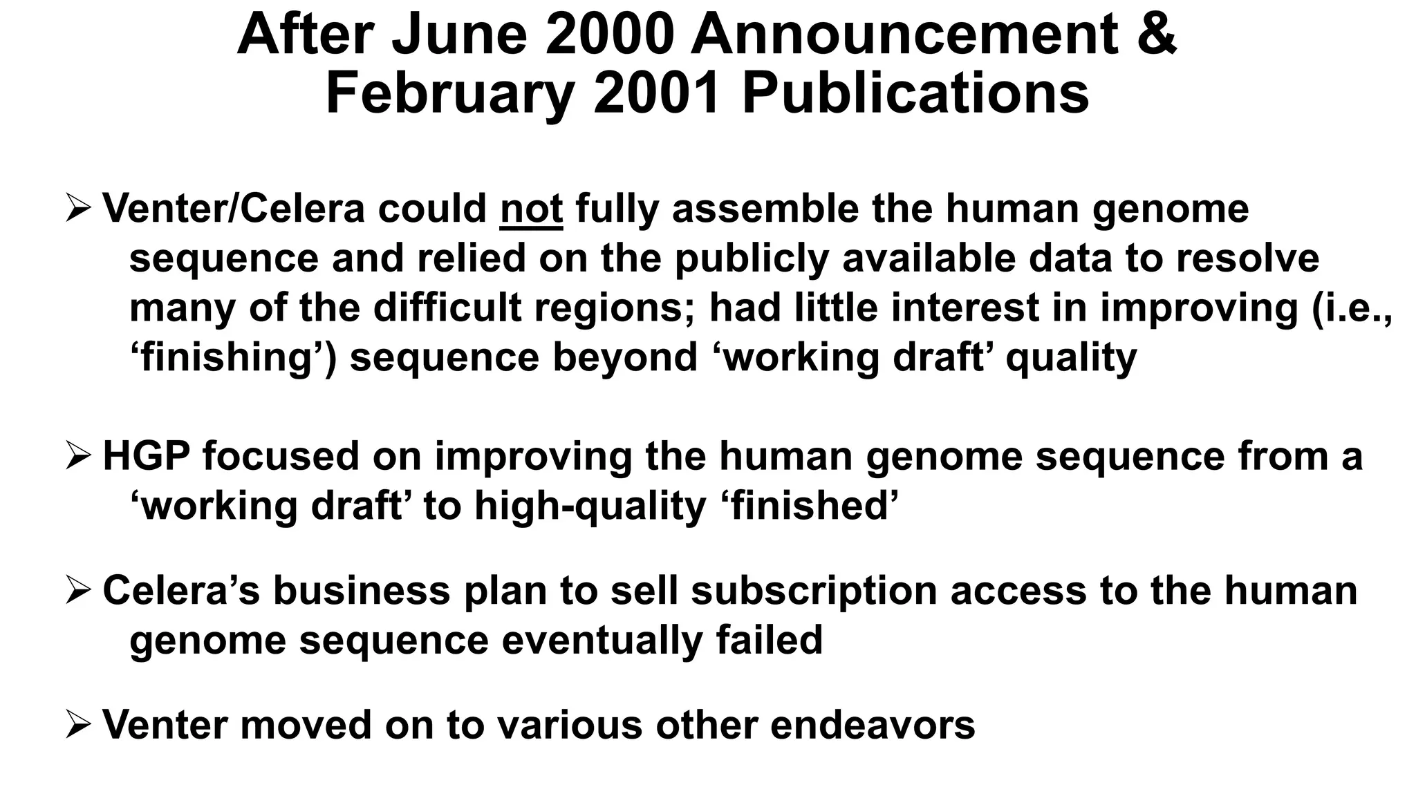 HUMAN GENOME PROJECT OVERVIEW.pptx