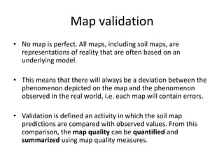 Validation of digital soil maps | PDF