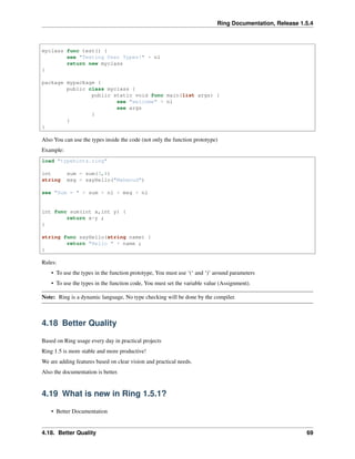 The Ring programming language version 1.5.4 book - Part 10 of 185 | PDF