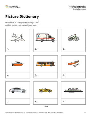 Types of Transportation today World/ Real life | PDF