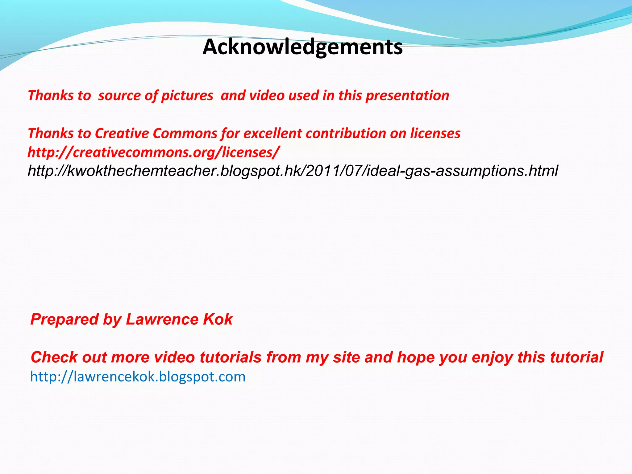 IB Chemistry Ideal Gas Equation, Kinetic Theory and RMM determination ...