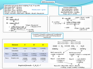 IB Chemistry Ideal Gas Equation, Kinetic Theory and RMM determination ...