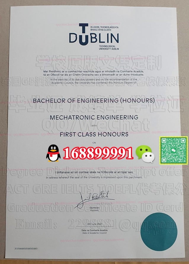 Technological University Dublin Diploma Degree Transcript | PDF