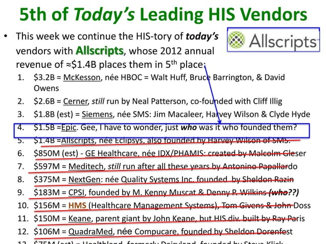 92. allscripts part 1 | PPTX