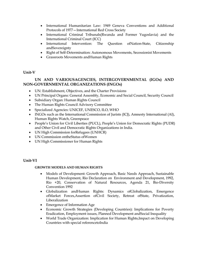 NTA UGC NET JRF -92 human right and duties-new updated syllabus | PDF