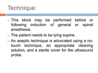 Ultrasound Guided Transversus Abdominis Plane (TAP) Block | PPTX