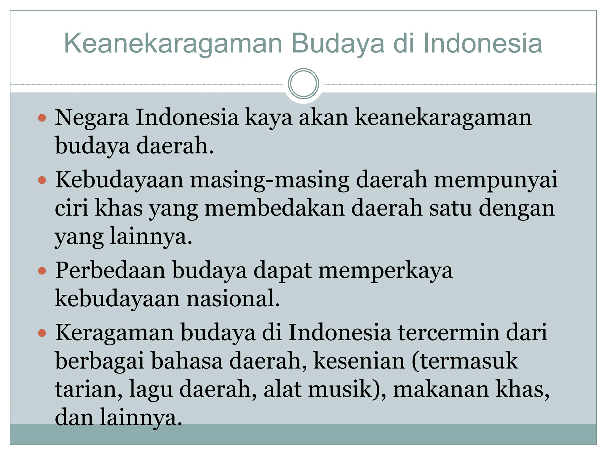 Keragaman Suku Bangsa dan Budaya Indonesia | PPTX