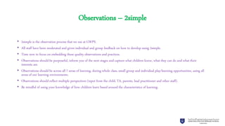 PD Effective Observation | PPT