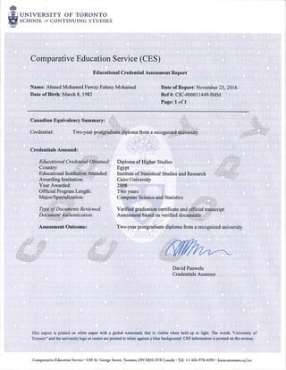 Mohamed_Ahmed Mohamed Fawzy Fahmy - CES ECA Report | PDF