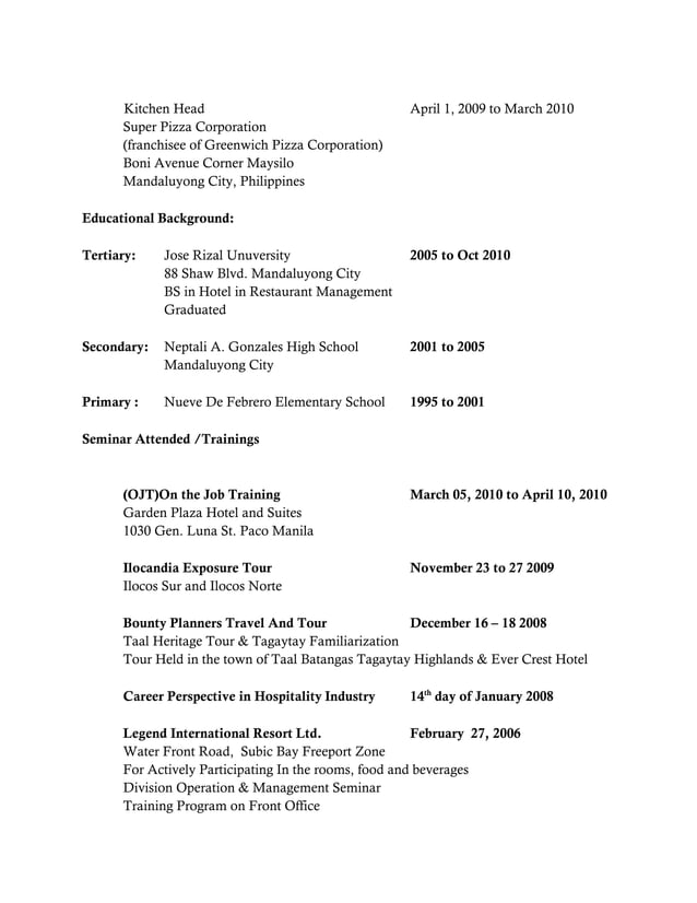 henny resume updated | DOC