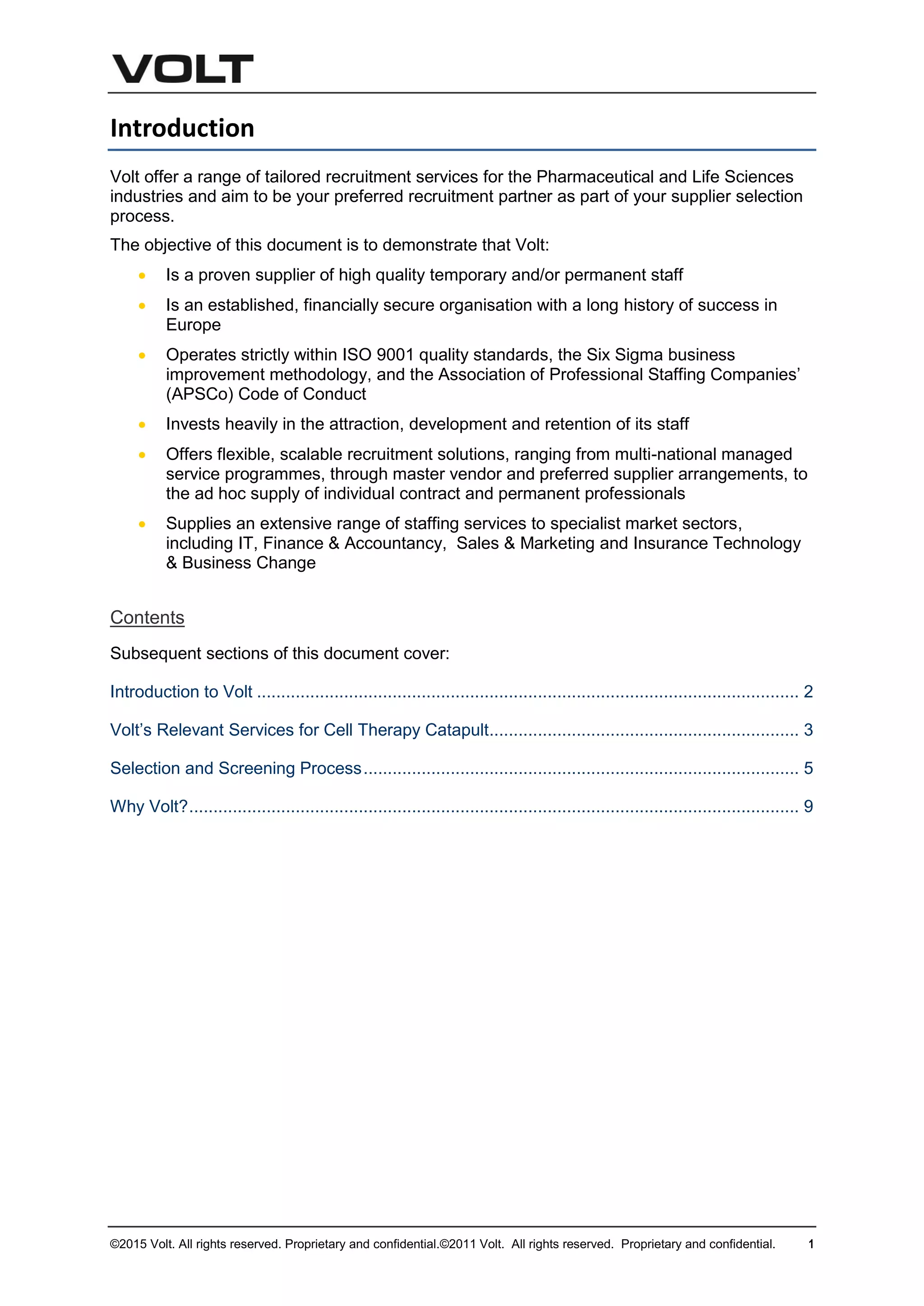 VoltLifeSciences | PDF