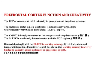 920 the cognitive neuroscience of creativity | PPT