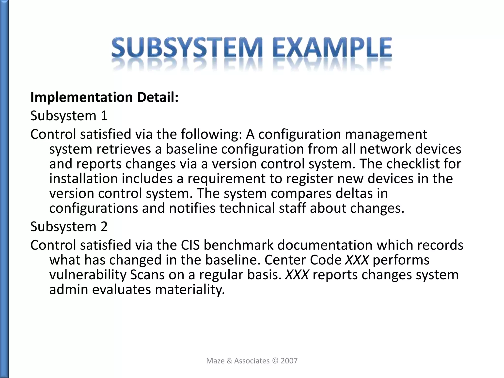 System Security Plans 101 | PPTX