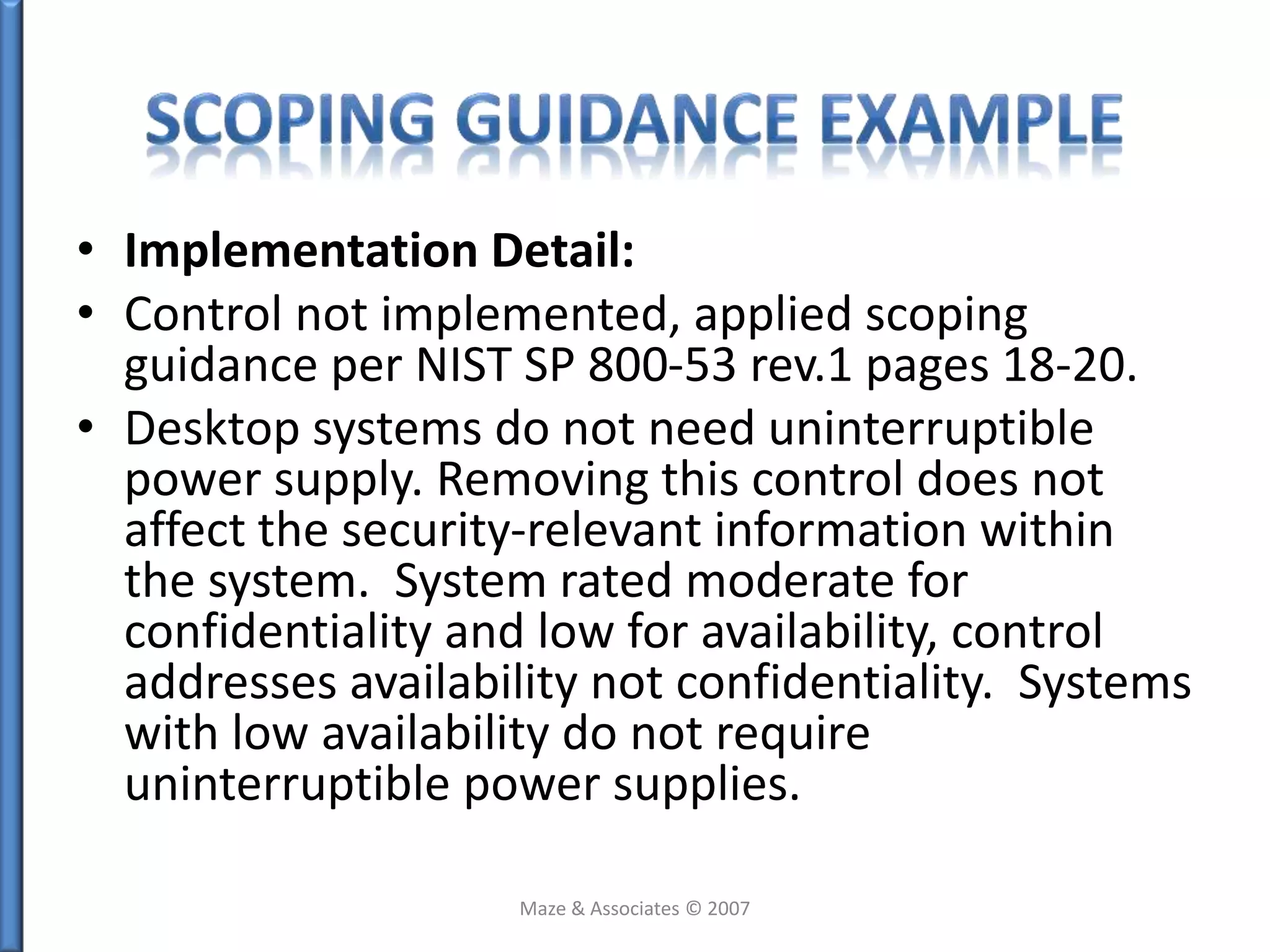 System Security Plans 101 | PPTX