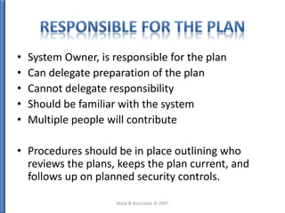 System Security Plans 101 | PPTX