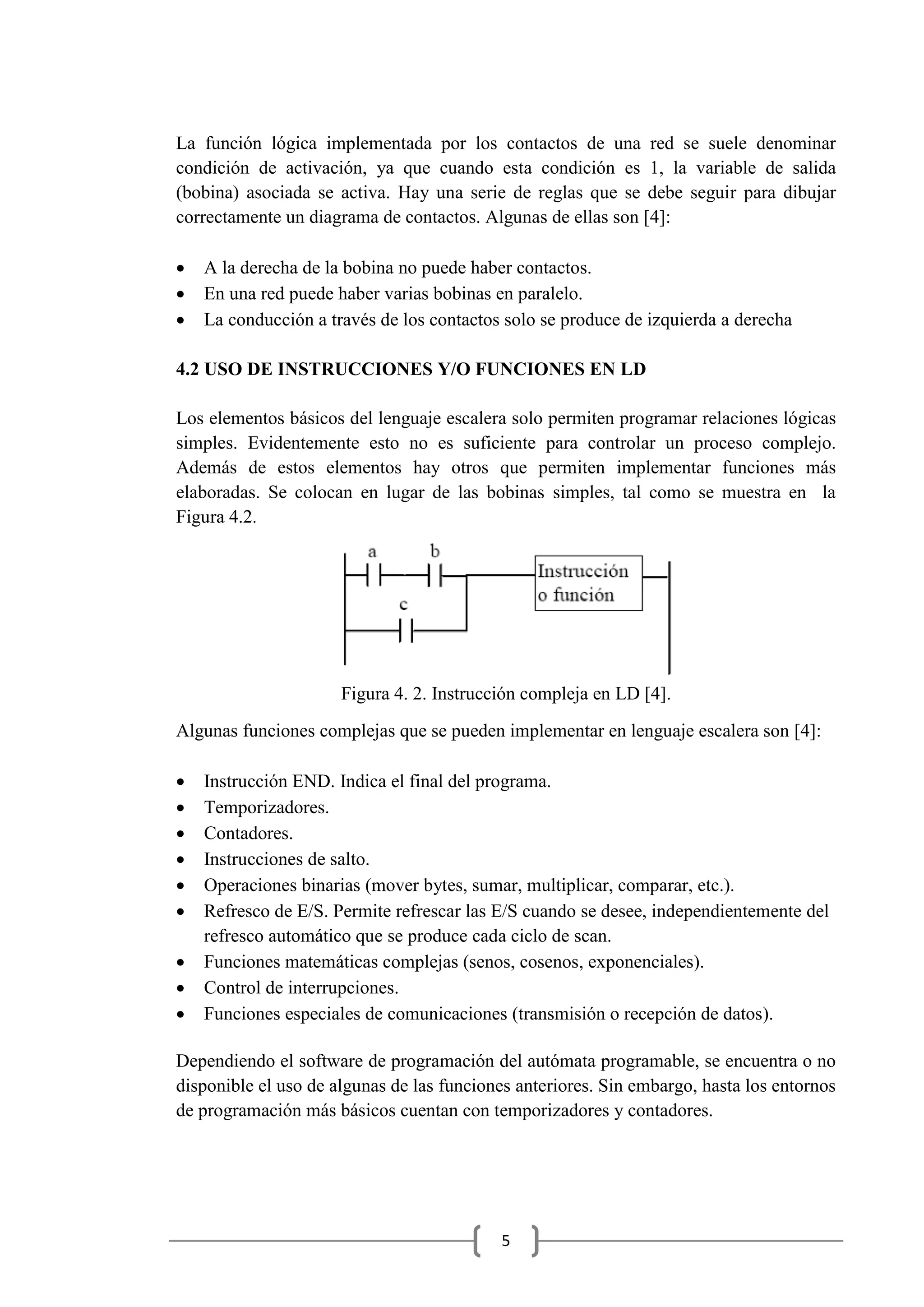 PLC: Metodologia para la conversion de GRAFCET enriquecido al lenguaje de escalera para la ...