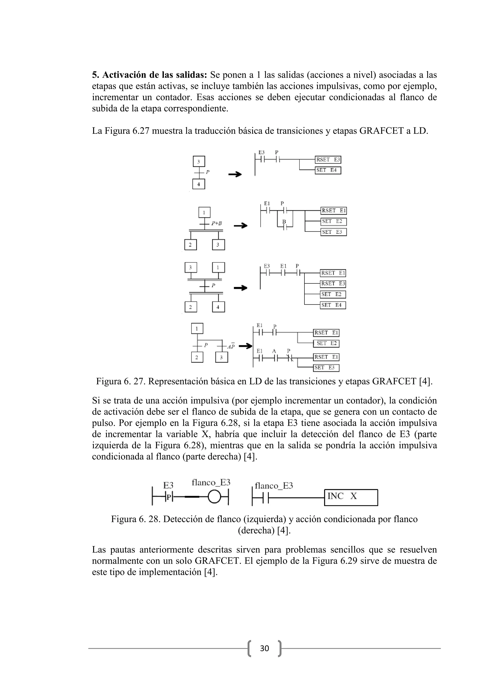 PLC: Metodologia para la conversion de GRAFCET enriquecido al lenguaje de escalera para la ...
