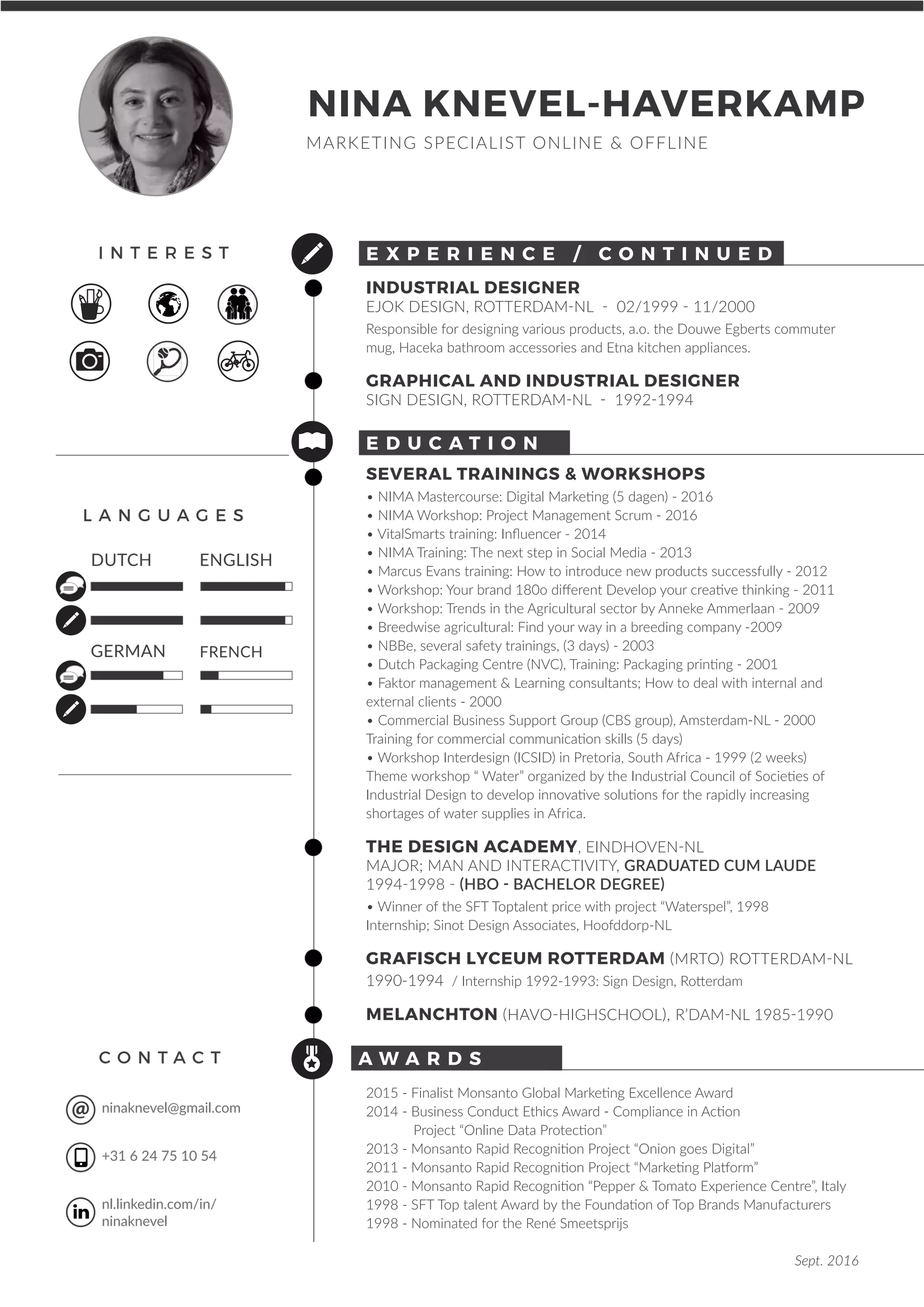 Curriculum Vitae_Nina Knevel-English | PDF