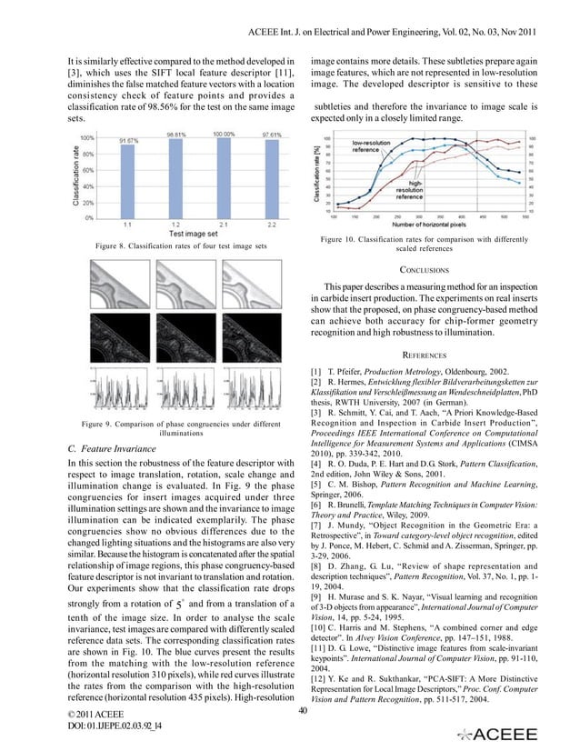 Illumination Robust Recognition And Inspection In Carbide Insert