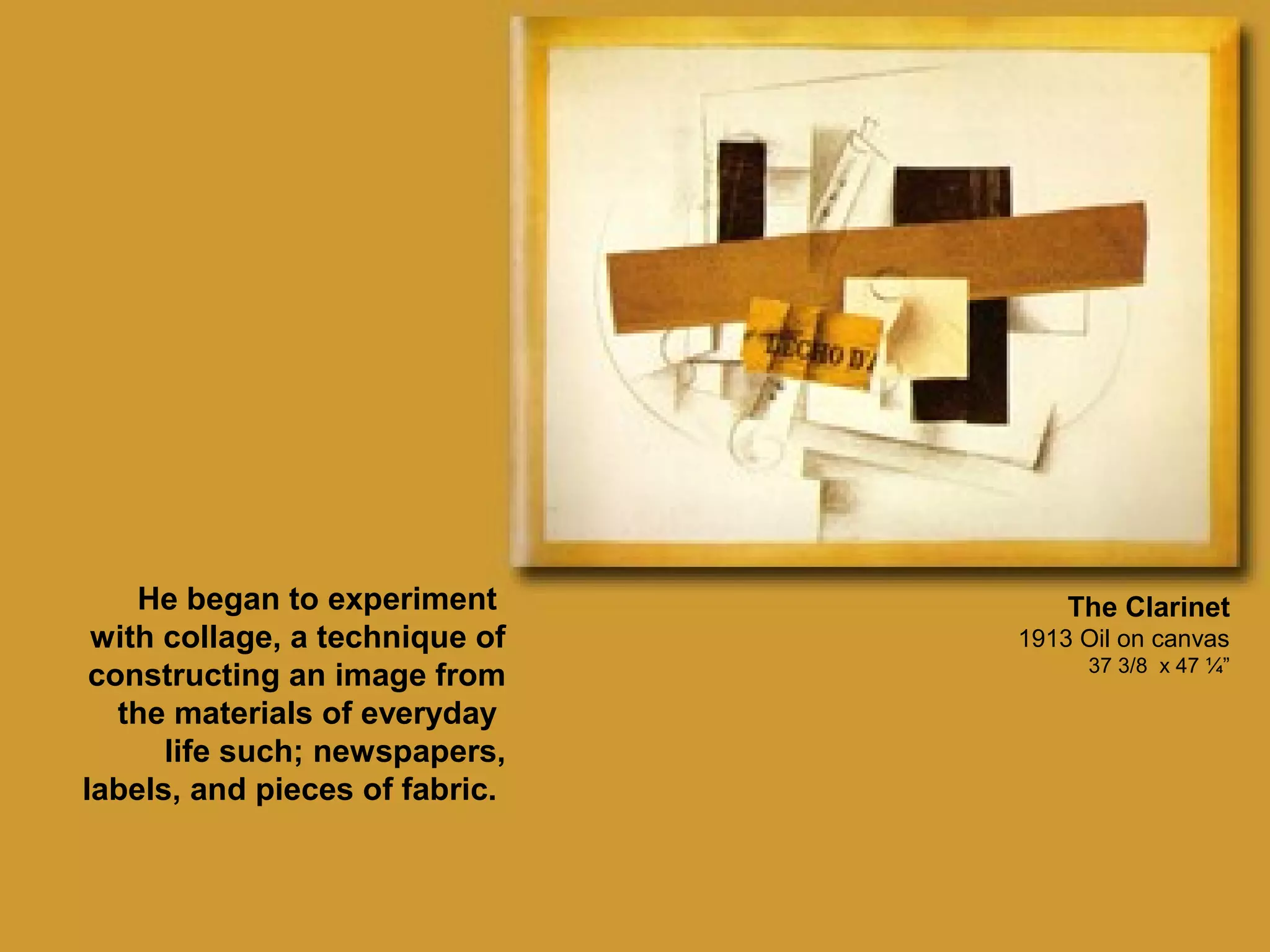 On Georges Braque Artist of Cubism | PPT | Painting | Arts and Crafts