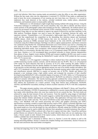 Face mask detection using deep learning on NVIDIA Jetson Nano | PDF