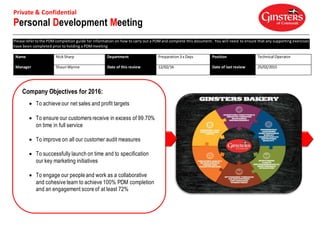 Bakery PDM Form 2016 Nick | DOCX | Logistics | Business