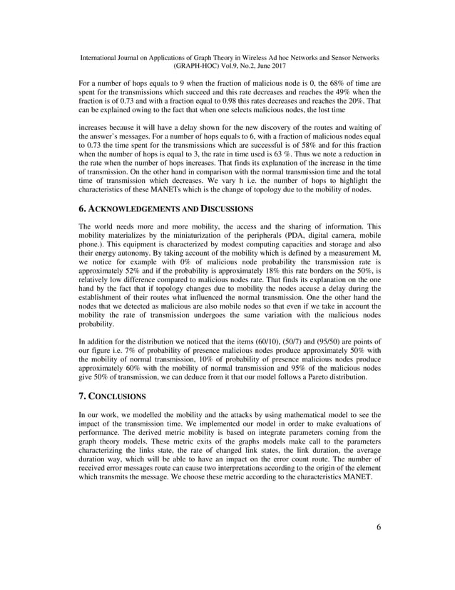 A Proposal Analytical Model and Simulation of the Attacks in Routing Protocols of MANETs ...