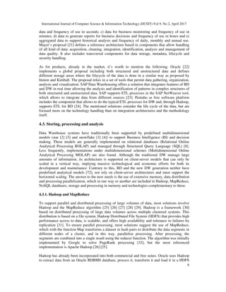 DATA WAREHOUSE AND BIG DATA INTEGRATION | PDF | Databases | Computer ...