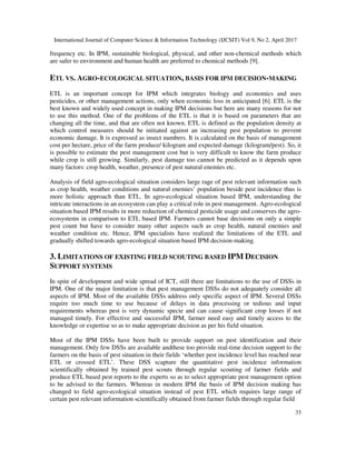Decision Making in Integrated Pest Management and Bayesian Network | PDF