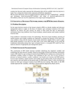Decision Making in Integrated Pest Management and Bayesian Network | PDF